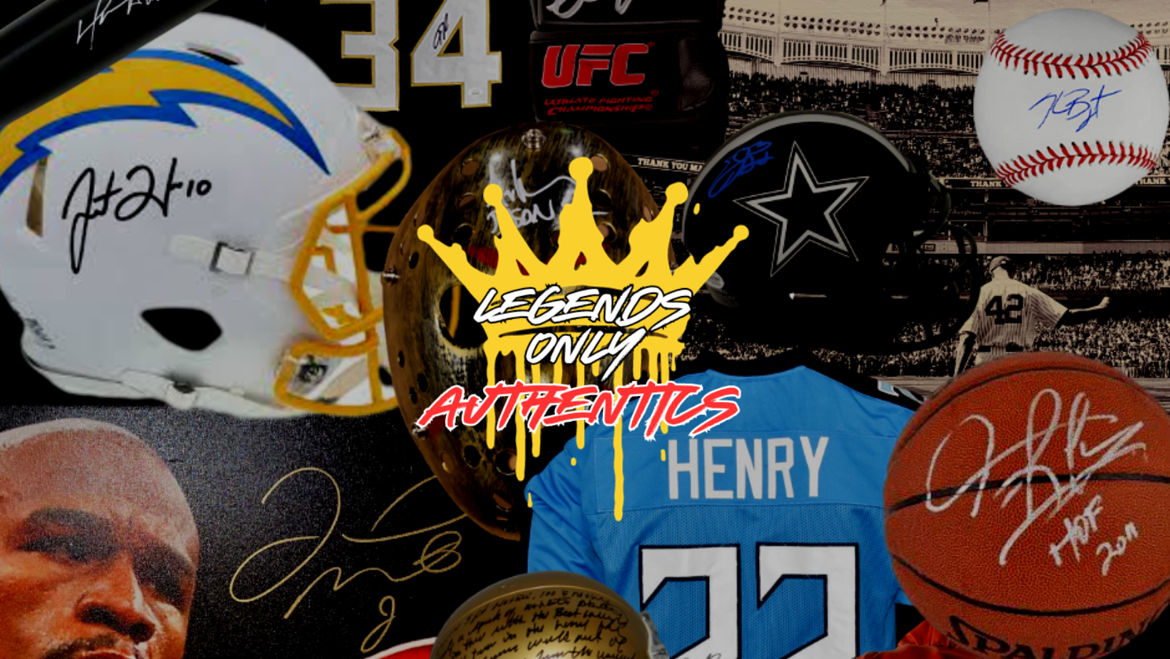 Legends Only Authentics - Authentic Autographed Memorabilia
