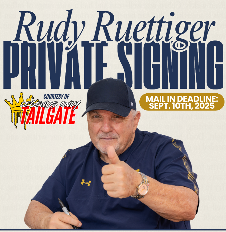 Rudy Ruettiger Private Autograph Signing – Legends Only Authentics